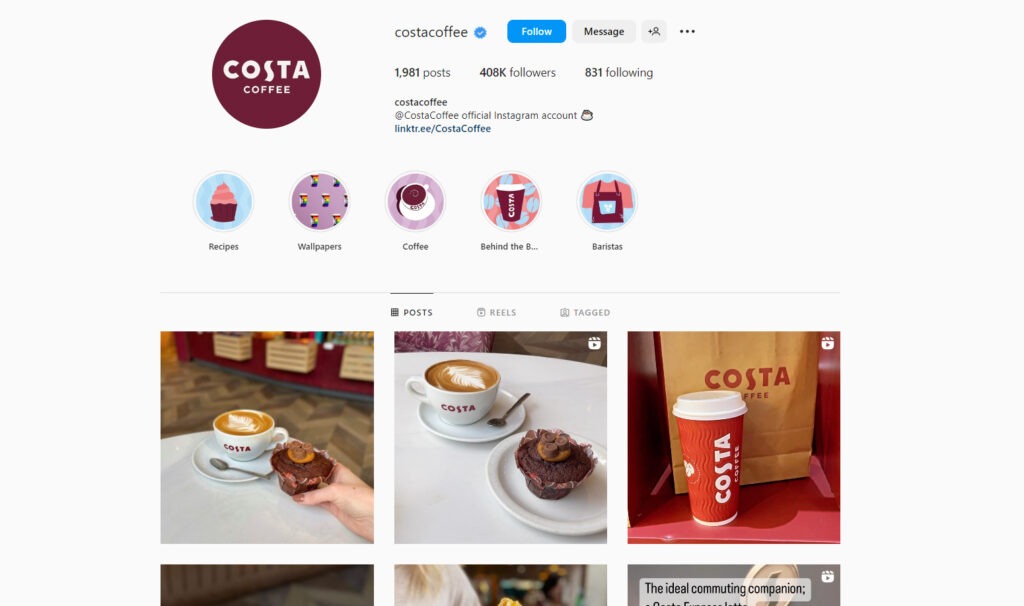 Costa Social Media: How does the Coffee Brand Use Social? - Giraffe Social